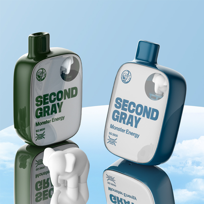 China Second Gray 3500 Puffs Disposable Vape Pen 5% Nicotine Mesh Coil ...