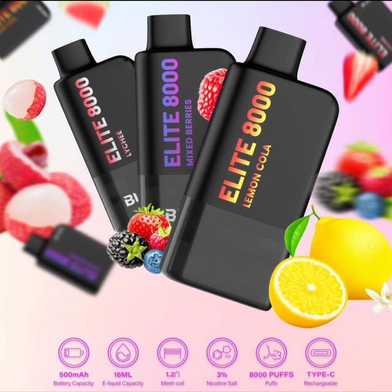 China Best Vapes Black Elite 8000 Disposable Vape Pod Manufacturer and ...