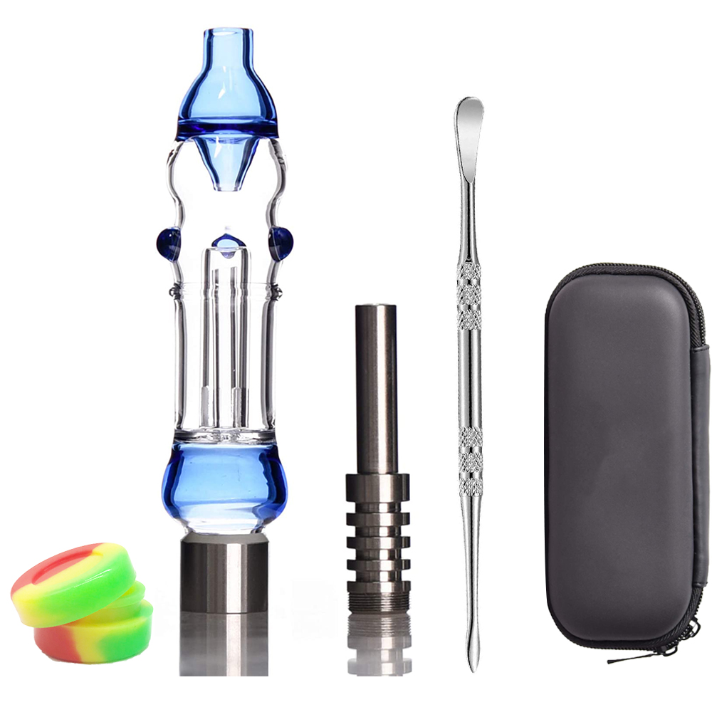 China Glass Nectar Collector Set Honey Wax Dab Straw with Thread ...
